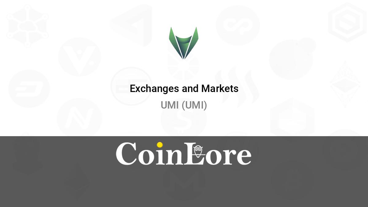 Universal Money Instrument (UMI) Биржи, Где купить, продать | CoinLore