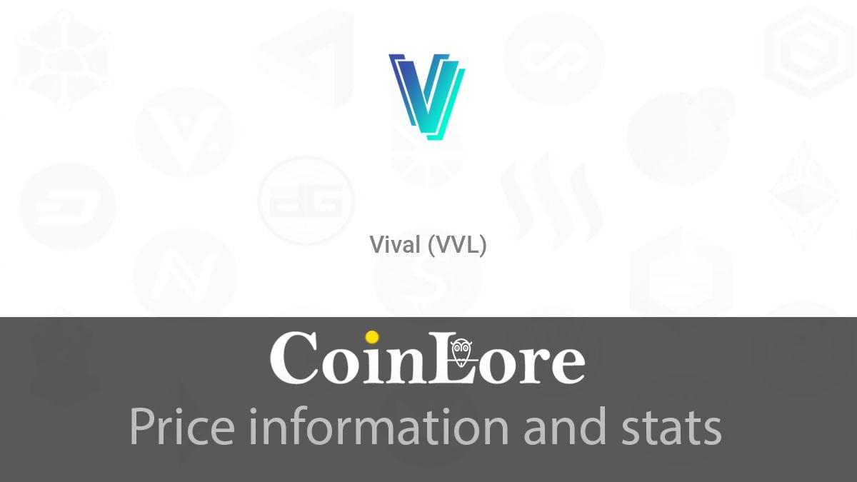 Vival Price, Chart, Market Cap, VVL Coin Essentials | CoinLore