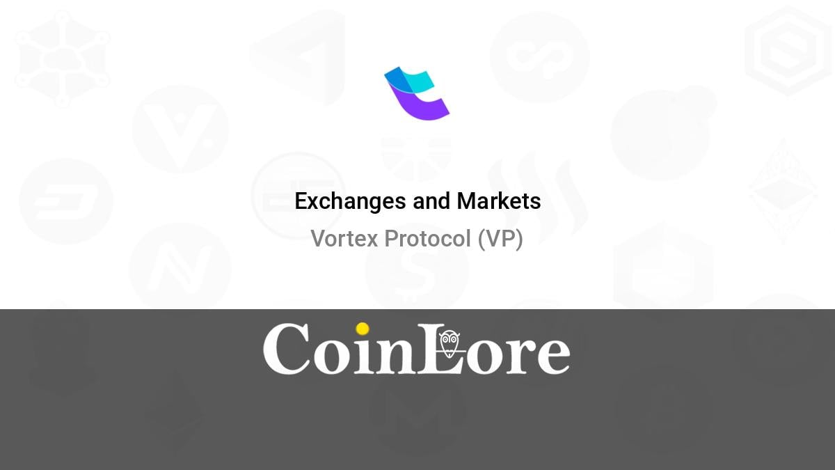 Vortex Protocol (VP) Exchanges - Where to Buy,Sell,Trade | CoinLore