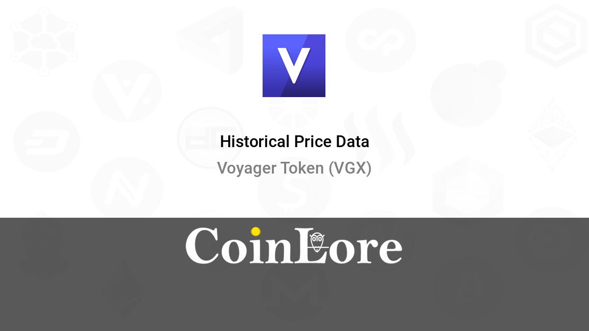 Voyager Token (VGX) Historical Prices | CoinLore