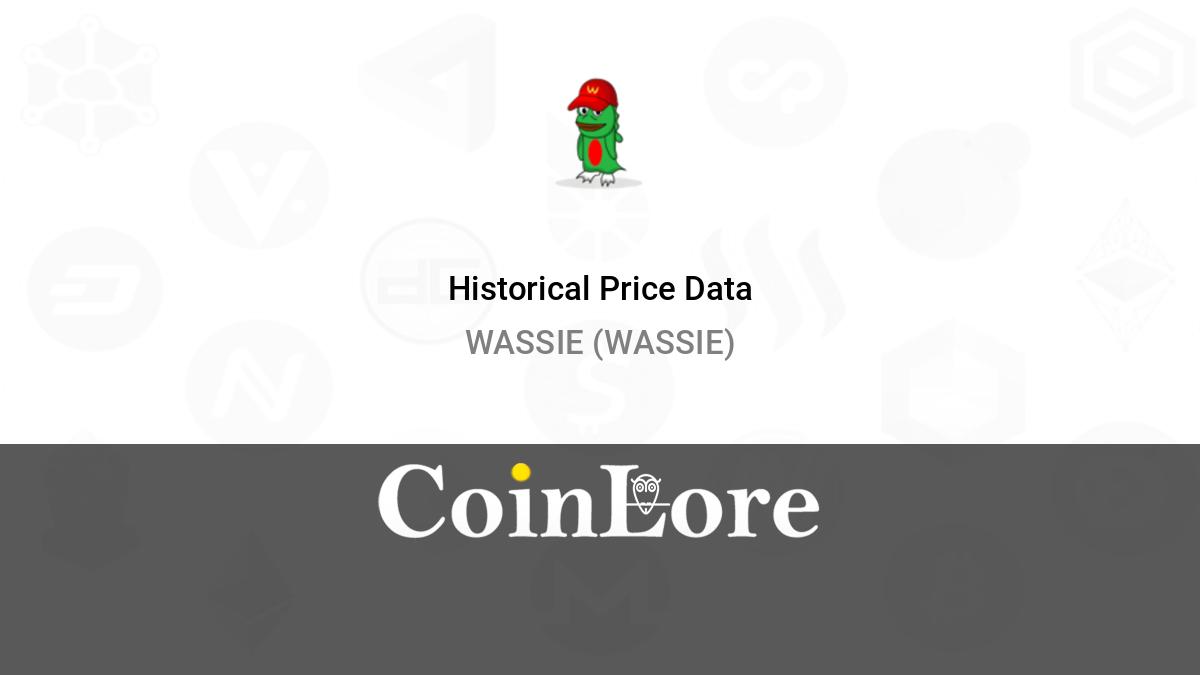 WASSIE (WASSIE) Historical Prices | CoinLore
