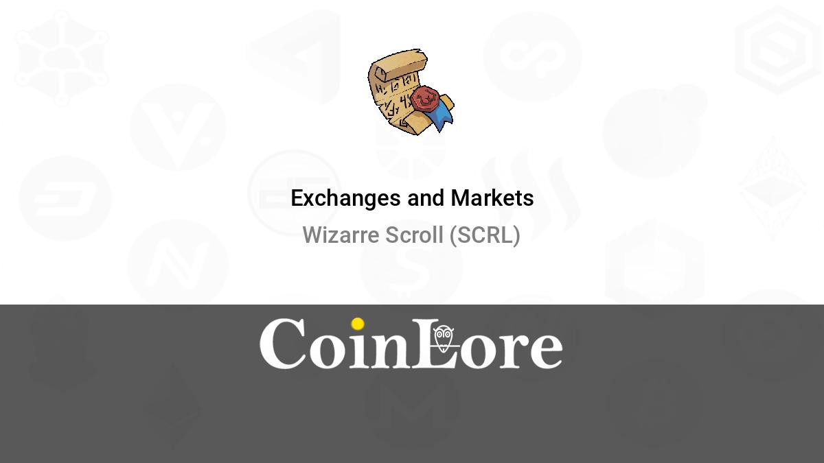Wizarre Scroll (SCRL) Exchanges - Where to Buy,Sell,Trade | CoinLore
