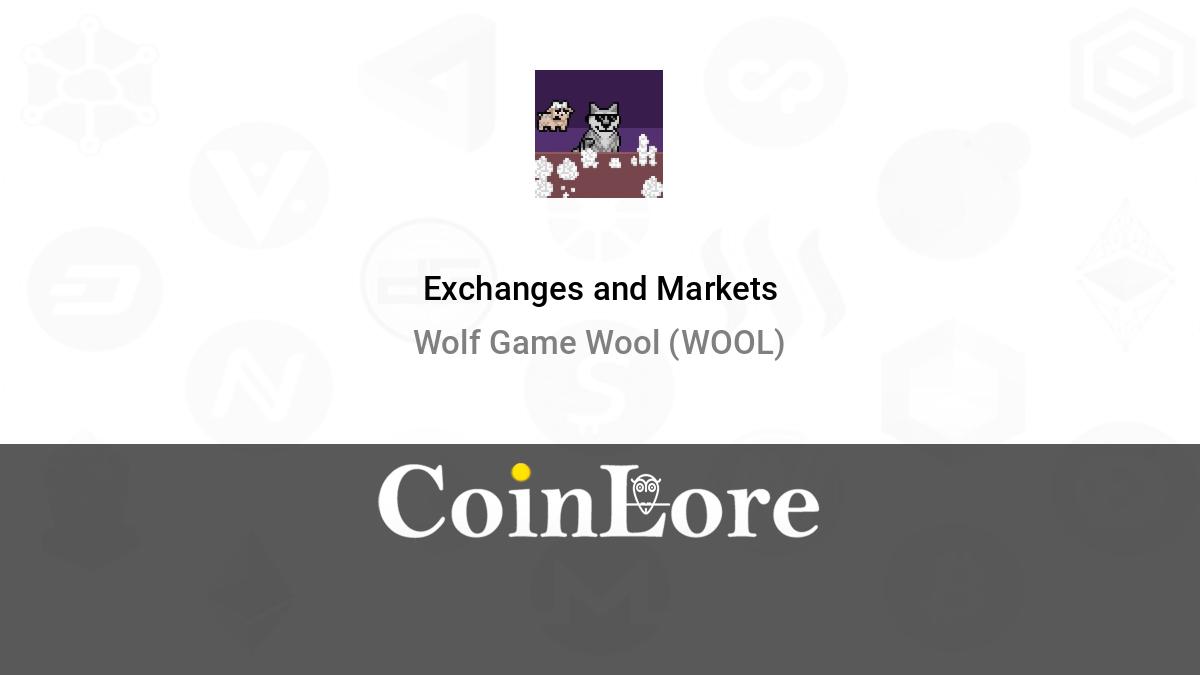 Wolf Game Wool (WOOL) どこで 買う べき CoinLore