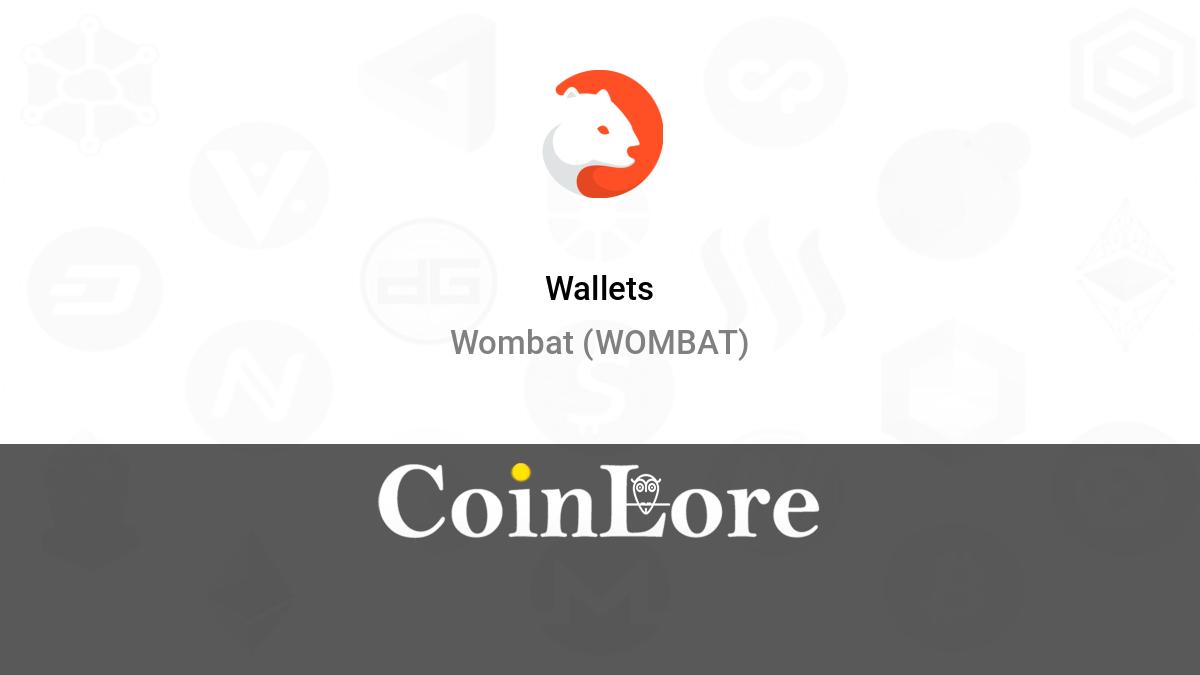 List of Top Wombat (WOMBAT) Wallets | CoinLore