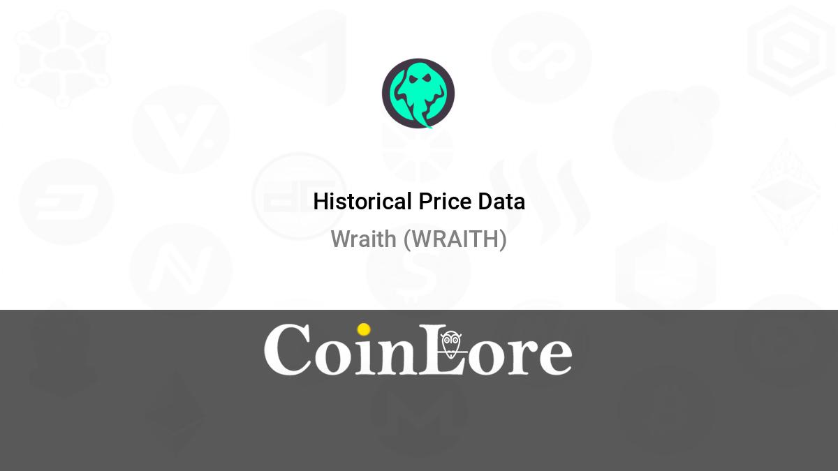 Wraith (WRAITH) Historical Prices | CoinLore