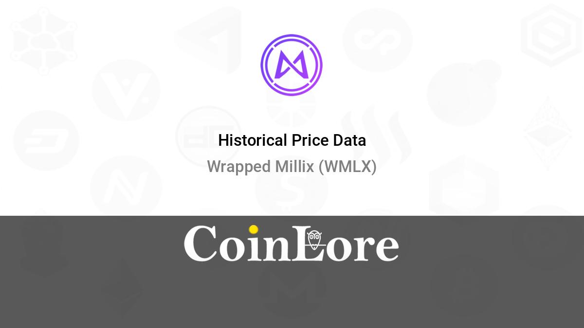 Wrapped Millix (WMLX) Historical Prices | CoinLore