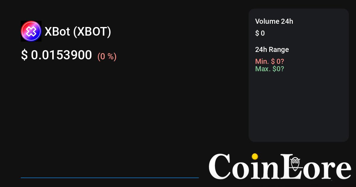 XBot Price, Chart, Market Cap, XBOT Coin Essentials | CoinLore