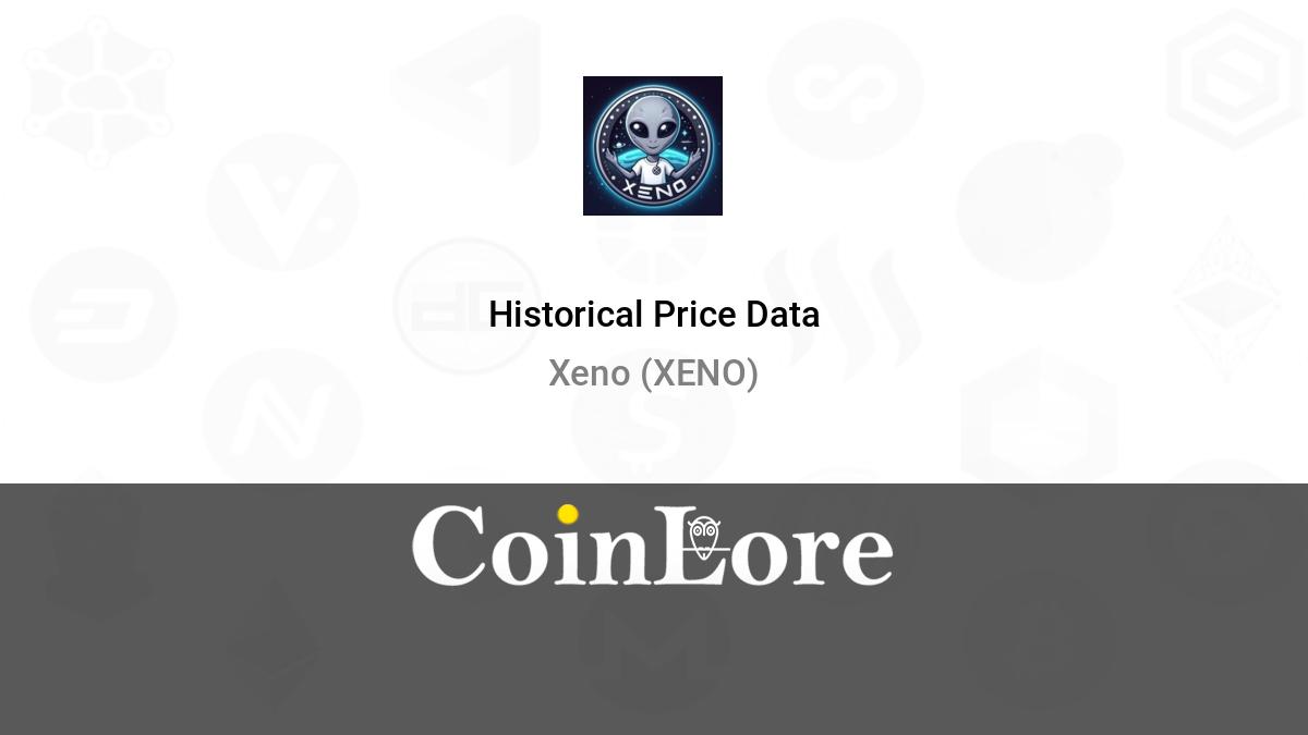 Xeno (XENO) Historical Prices | CoinLore