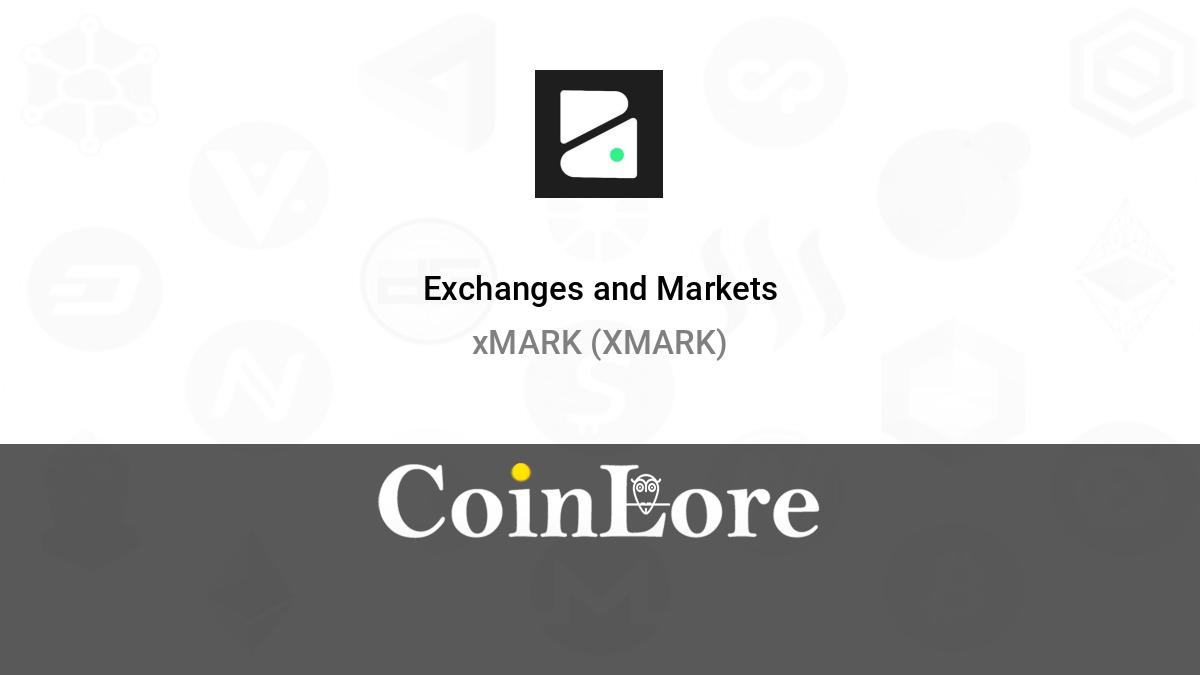 XMARK (XMARK) Exchanges - Where to Buy,Sell,Trade | CoinLore