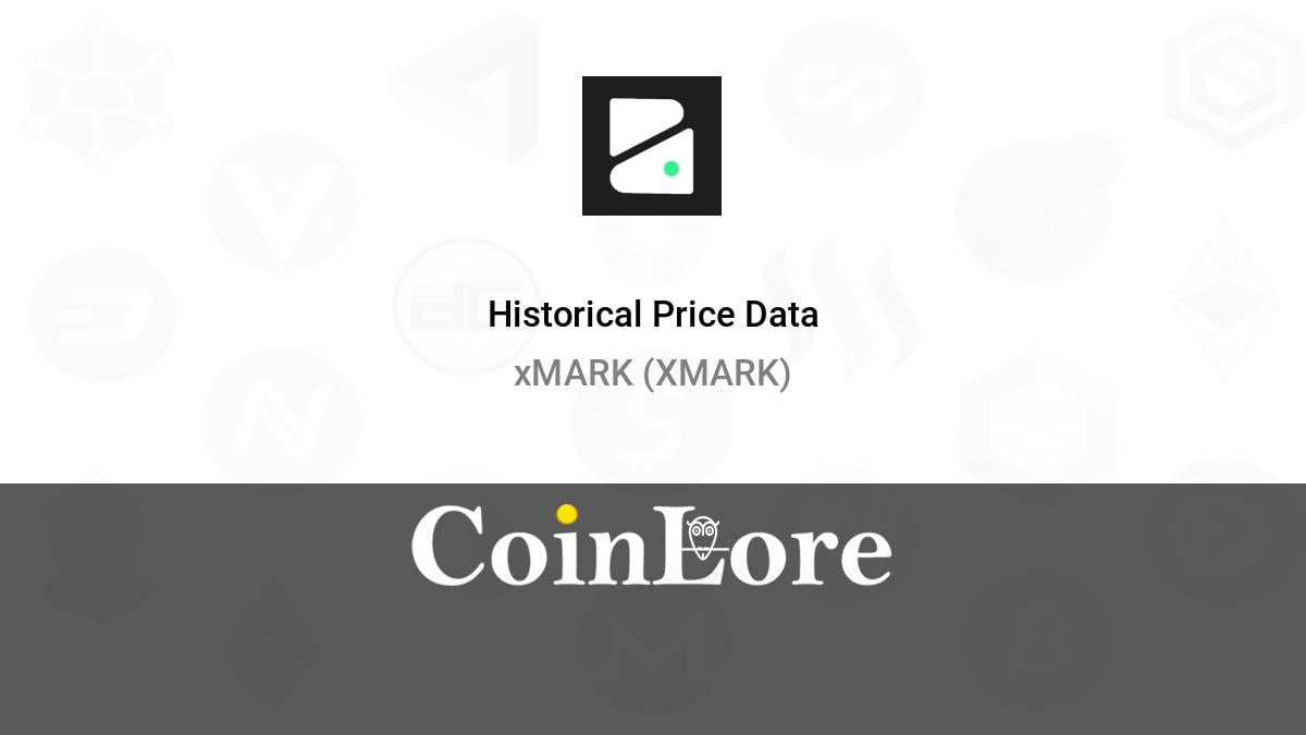 XMARK (XMARK) Historical Prices | CoinLore