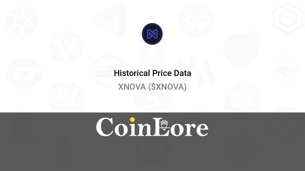 XNOVA ($XNOVA) Historical Prices | CoinLore