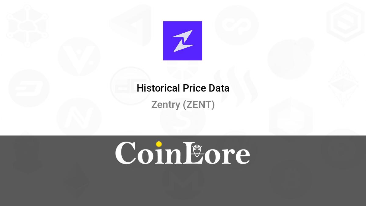Zentry (ZENT) Historical Prices | CoinLore