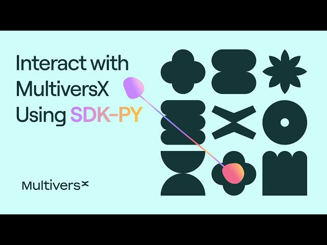 Build on MultiversX with Python: Transactions, Tokens and Smart Contracts
