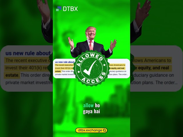 ๐ผ Crypto is now in 401(k) retirement funds โ adoption just got real! ๐