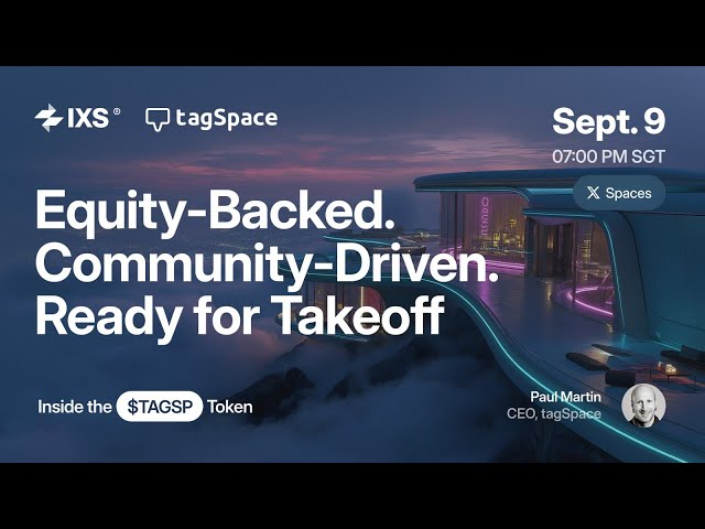 TagSpace AMA Recap: Tokenizing Spatial Infrastructure