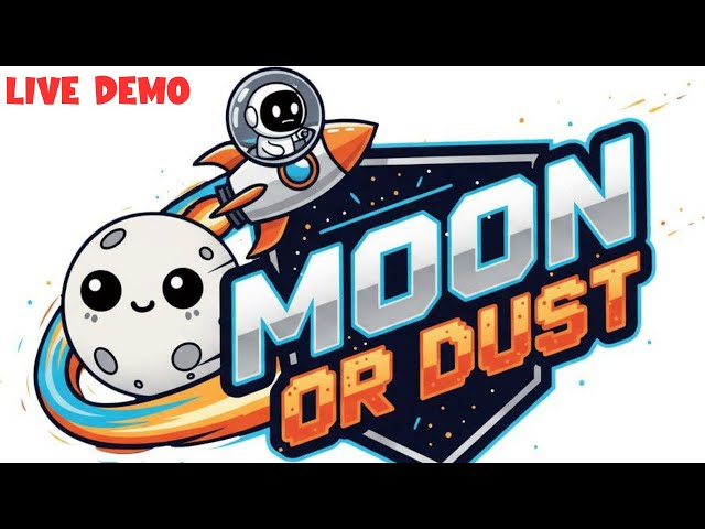 🚀 First Live Look: Moon or Dust – The Most Bullish Crypto Game Show 🎮💎