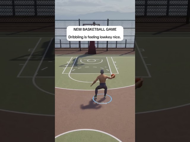 Dribbling prototype lowkey feeling nice already in our new basketball game in development
