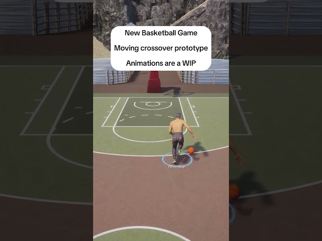 Moving crossover prototype for new basketball game.We are getting ready to challenge NBA 2K!