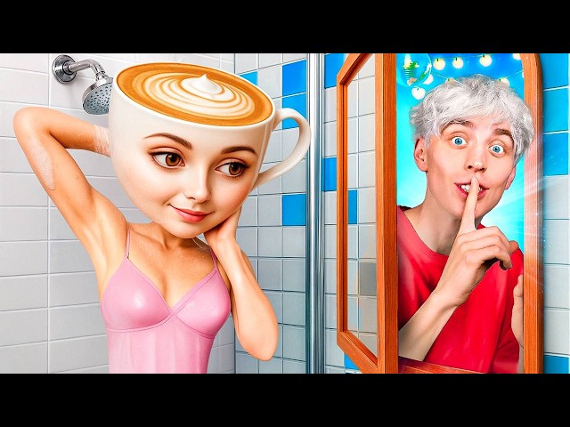 We Built 3 Secret Rooms to Sneak on Ballerina Cappuccino!