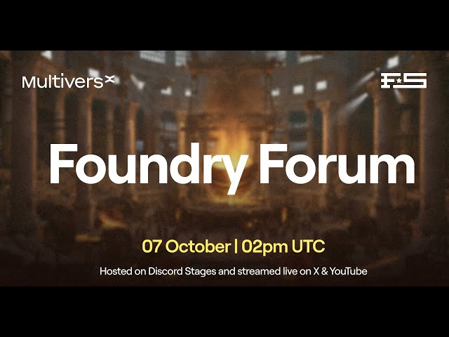 MultiversX Economics: Foundry Forum