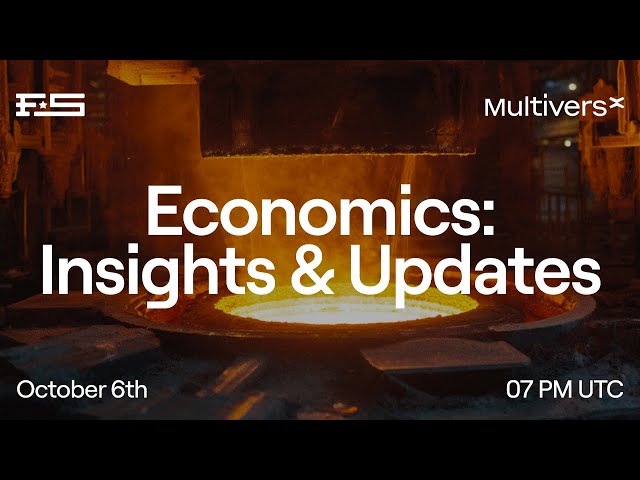 MultiversX Economics: Insights & Updates