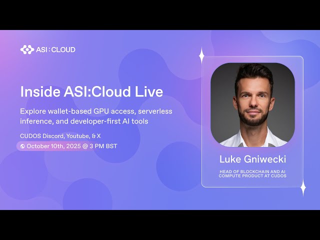 Walkthrough - Inside ASI:Cloud Live