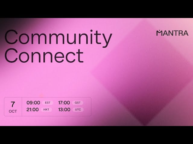 MANTRA Community Connect | 7 October
