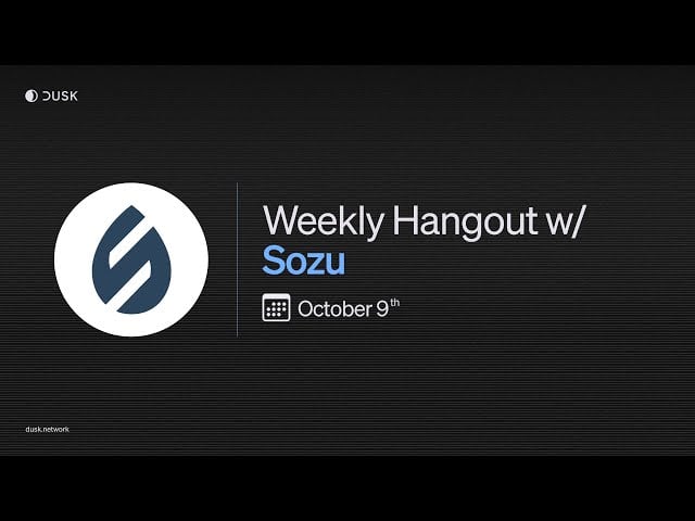 Weekly Hangout w/ Jack (Sozu Co-Founder)