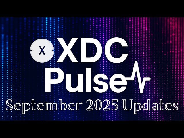 XDC Pulse: Sept 2025 | USDC Live on XDC, Chainlink CCIP, Global Expansion, MiCA Compliance & more