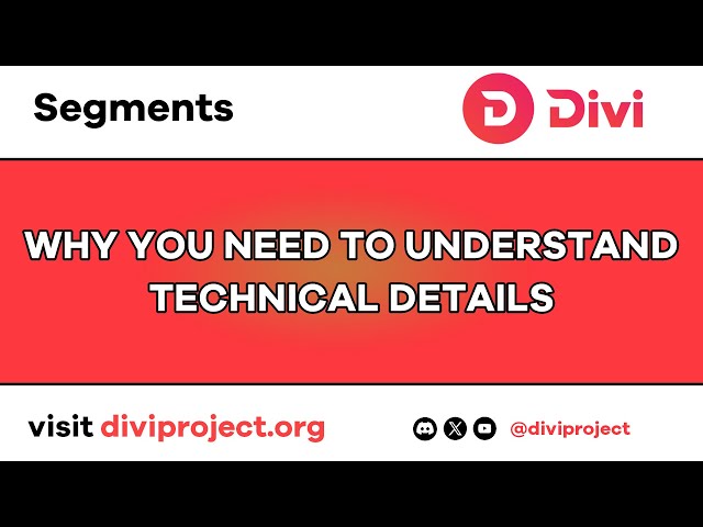 Divi Segments - Why You Need To Understand Technical Details
