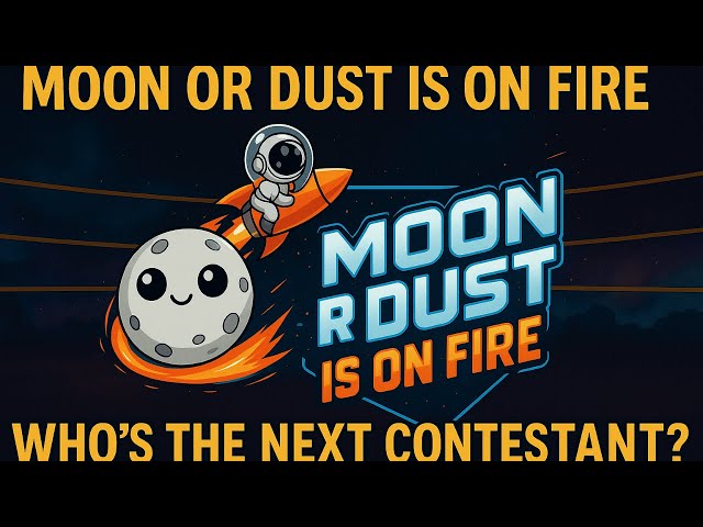 🚀 Moon or Dust Explodes! $1,100 in Prizes, Whale Outsmarted & Token Taking Off! | Game Highlights
