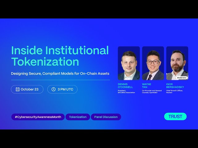 Inside Institutional Tokenization | Panel Discussion
