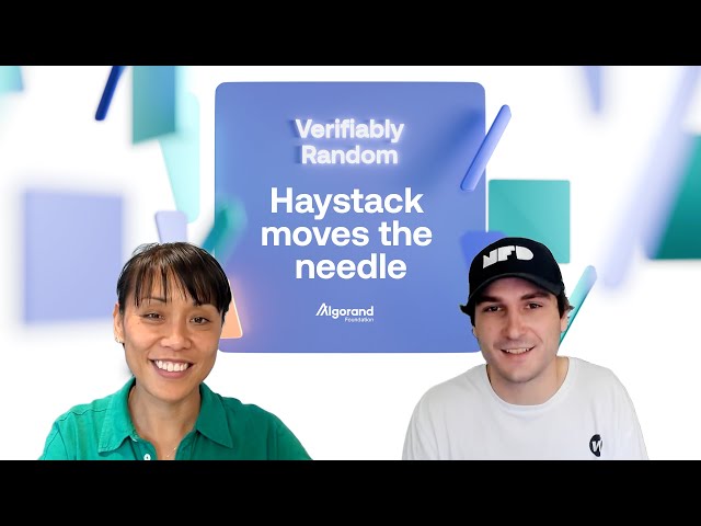 Verifiably Random S3:E6: Haystack moves the needle - DeFi on Algorand