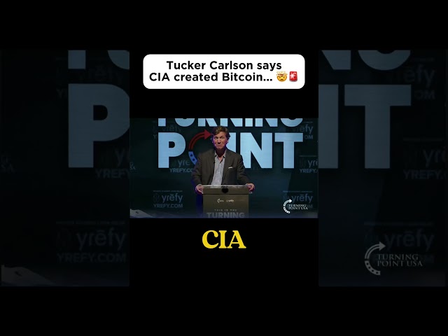 Tucker Carlson says CIA created Bitcoin 🚨