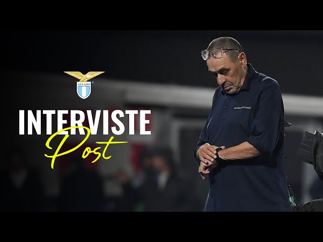 🗣️ LE INTERVISTE A MISTER SARRI, PEDRO E PROVSTGAARD | PISA-LAZIO 0-0