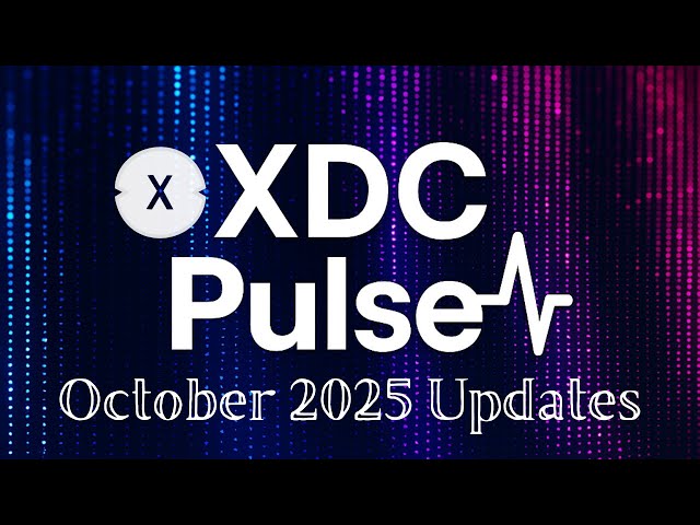 XDC Pulse – October 2025 | Major Institutional Milestones, Surge Program, Global Ecosystem Growth