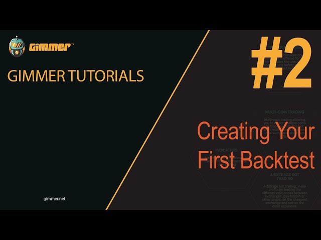 [English] Tutorial #2 - Creating Your First Backtest