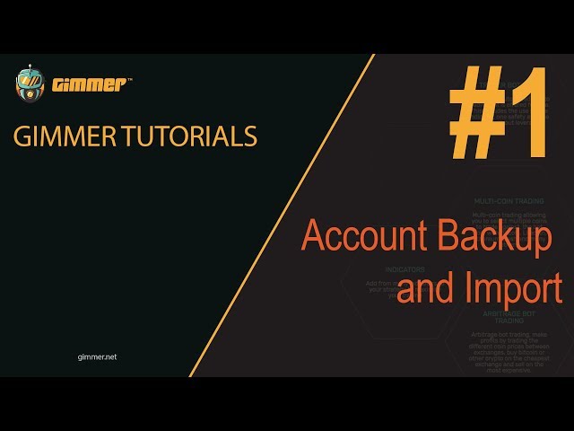 [English] Tutorial #1 - Account Backup and Import
