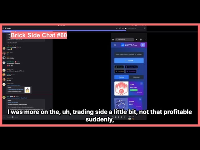 Brick Side Chat #60 | Farcaster Miniapp - Caster.fun Showcase | Raffle Time!