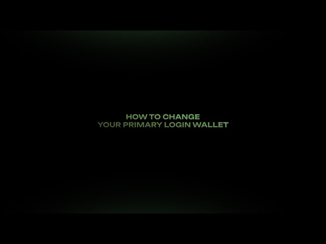 How to Change Your Primary Login Wallet on Alkimi Labs