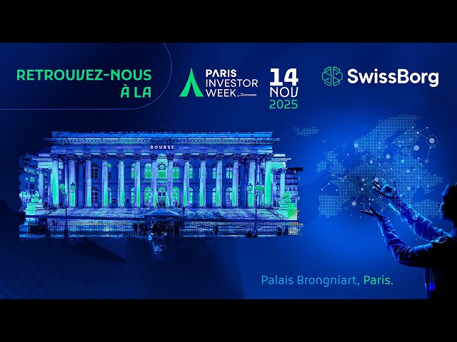 SwissBorg @ Paris Investor Week aftermovie