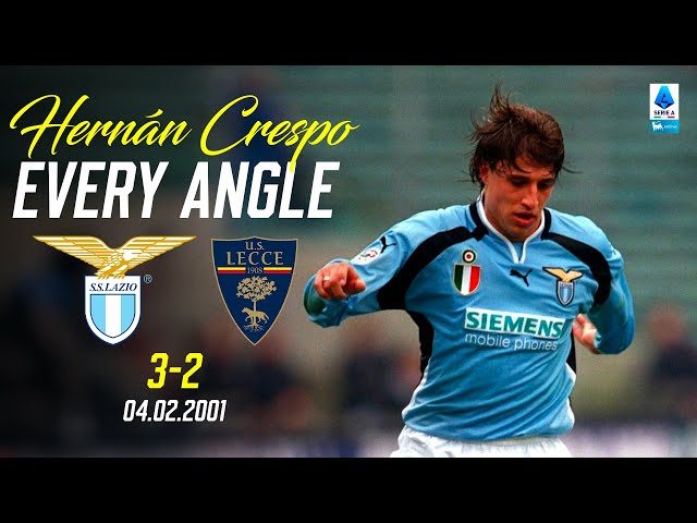 🔃 EVERY ANGLE - IL GOL DI CRESPO CONTRO IL LECCE