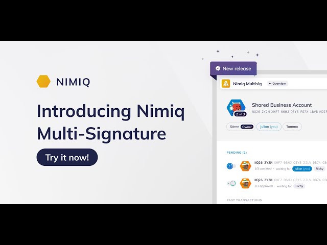 Introducing the Nimiq Multisig App | Multi-Signature Crypto Storage Made Easy!