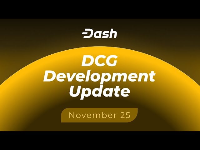 DCG Development Update - 2025 November 25