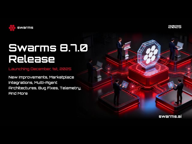 Introducing Swarms 8.7.0  👾🚀👾