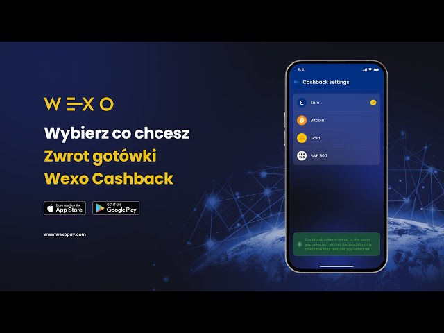 Wybierz co chcesz Zwrot gotówki Wexo Cashback