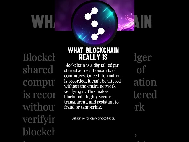 What Blockchain Really Is | Cryptocurrency Explained