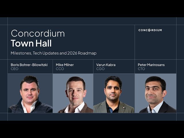 Concordium's 4th Town Hall - Milestones & Key updates