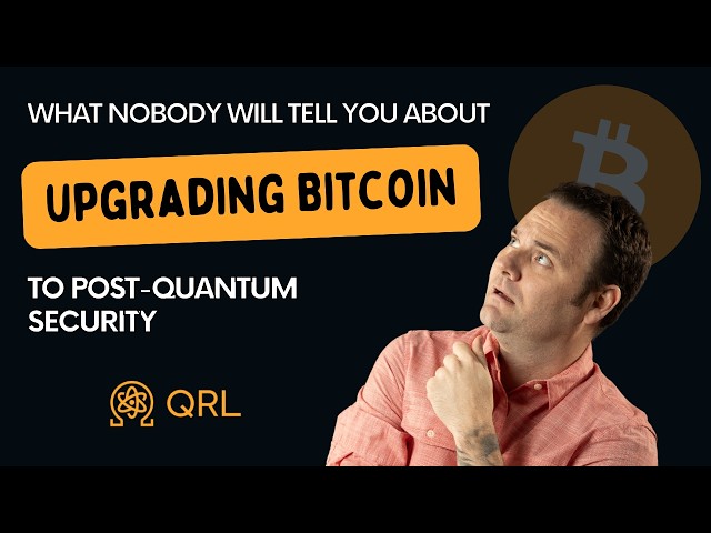 What Nobody Will Tell You About Upgrading Bitcoin To Post-Quantum Security