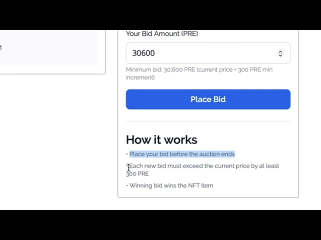 Presearch Node NFT Auction Walkthrough | December 9-10